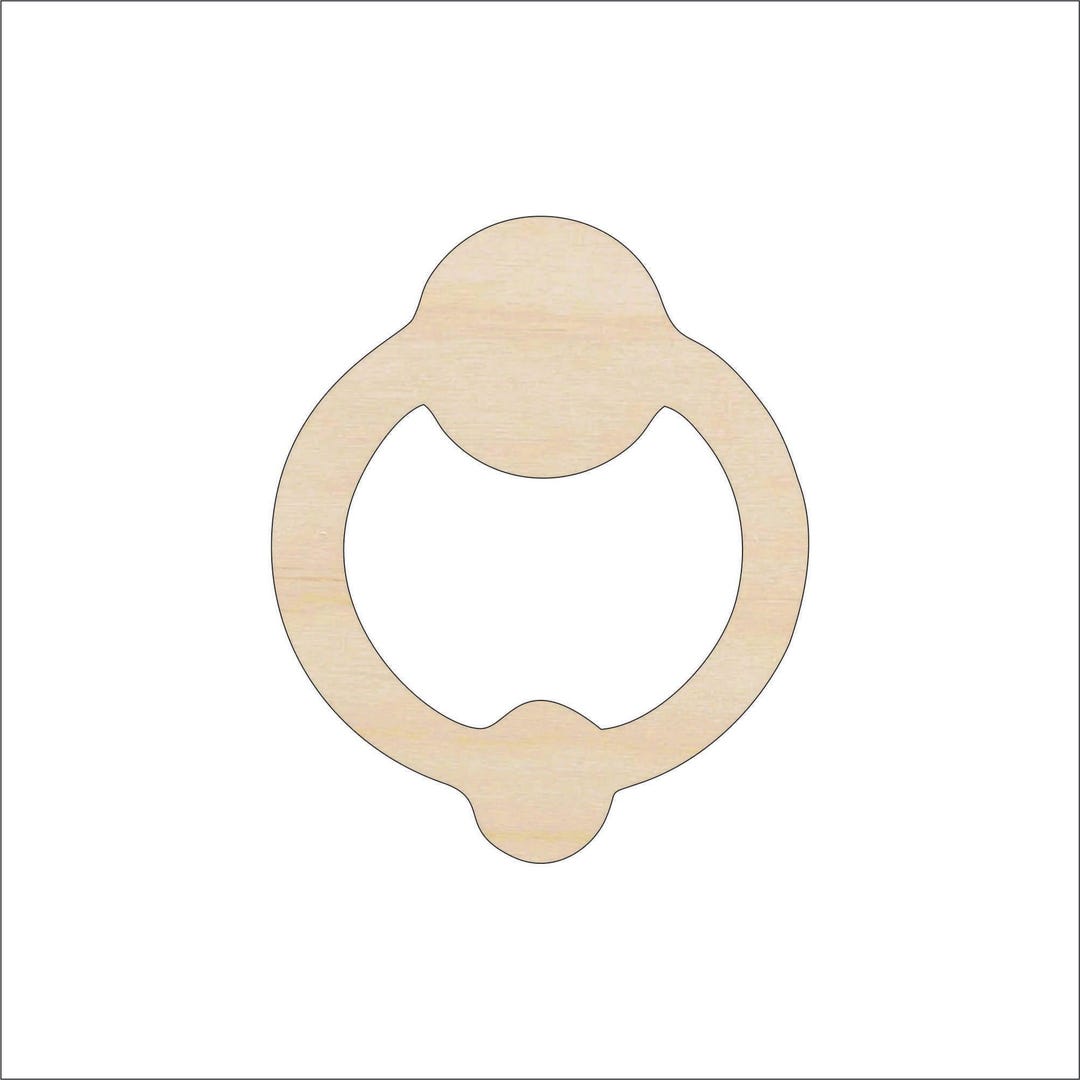 Door Knocker Wood Craft Shape - Laser Cut Baltic Birch Unfinished DIY ...