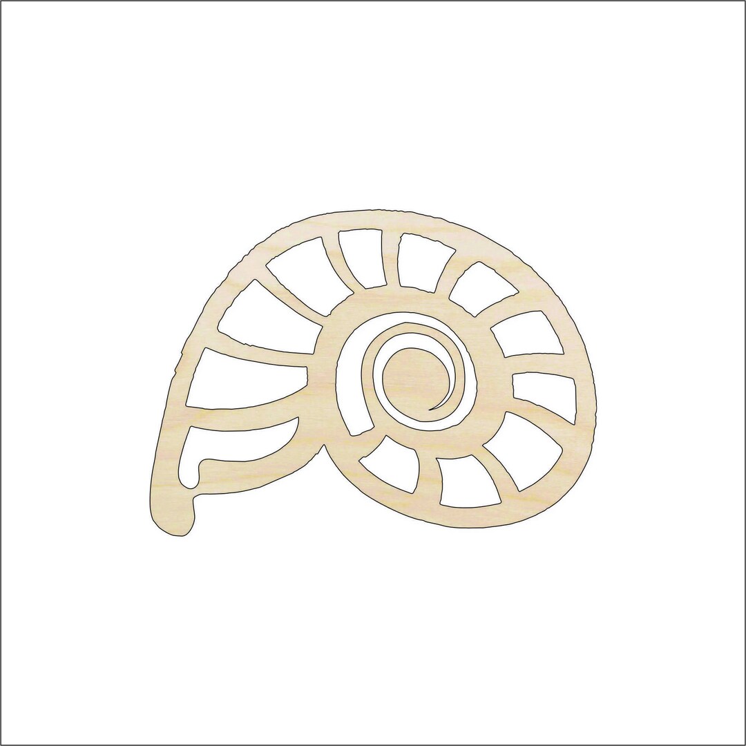 Shell - Laser Cut Out Unfinished Wood Shape Craft Supply SEA161 - Etsy