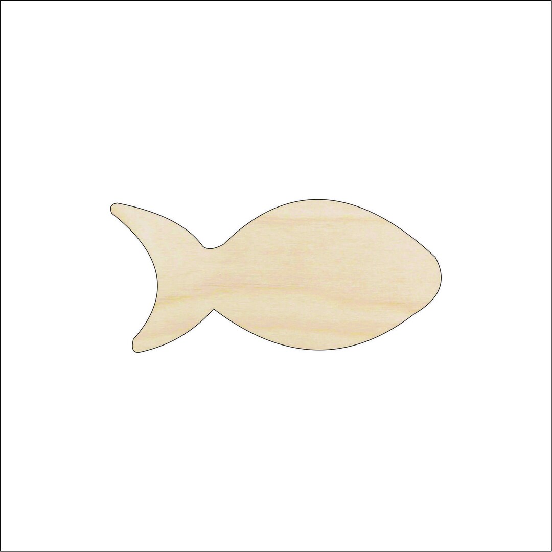Fish Goldfish Laser Cut Out Unfinished Wood Shape Craft Supply FSH8 - Etsy