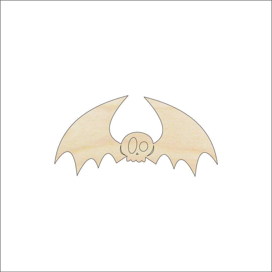 Bat Cut Laser Cut Out Unfinished Wood Shape Craft Supply BAT16 - Etsy