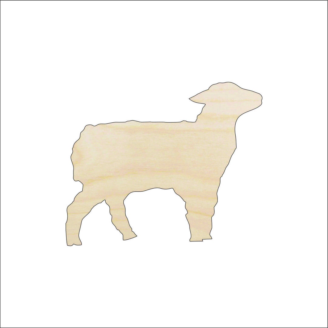Sheep - Laser Cut Out Unfinished Wood Shape Craft Supply SHP35 - Etsy