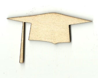 Graduation Cap 1 Laser Cut Out Unfinished Wood Shape Craft - Etsy