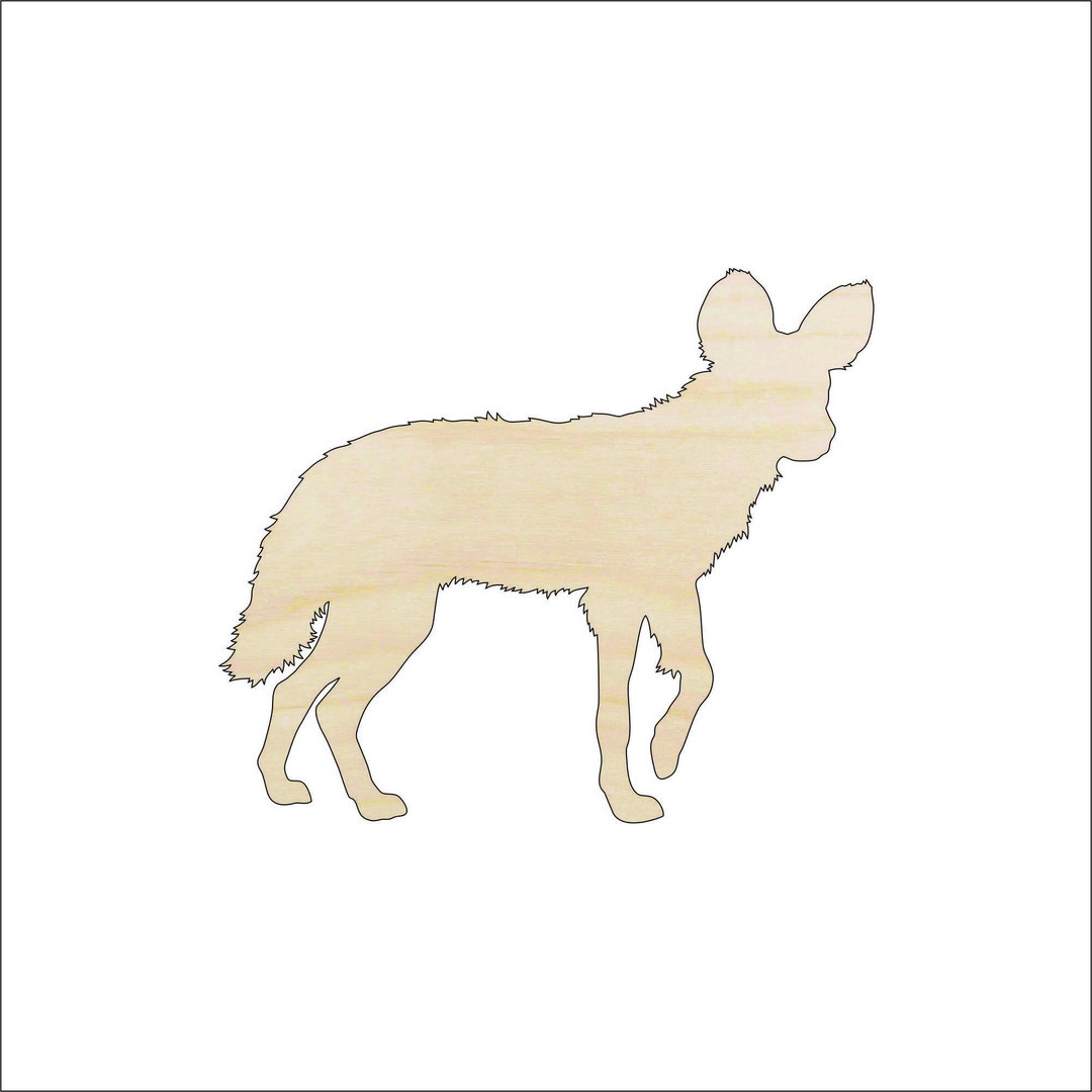 Dog - Wood Craft Shape Laser Cut Out & Unfinished DIY Craft Supply ...