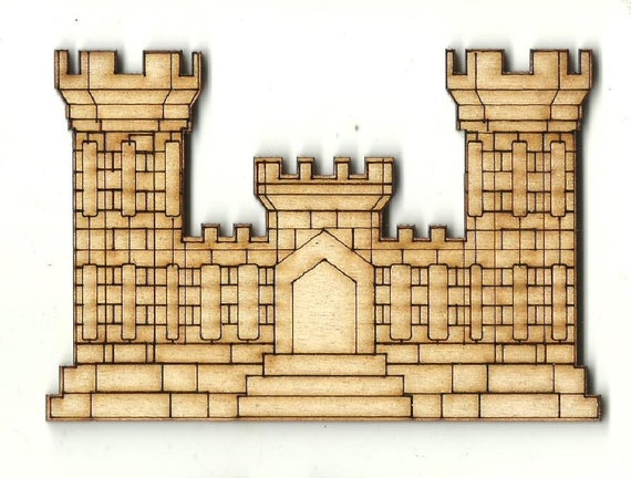 Castle Laser Cut Out Unfinished Wood Shape Craft Supply | Etsy