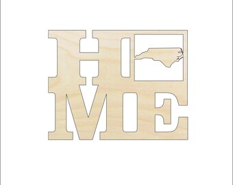 North Carolina State Cut Out NC Wooden Cut Out Laser Cut - Etsy