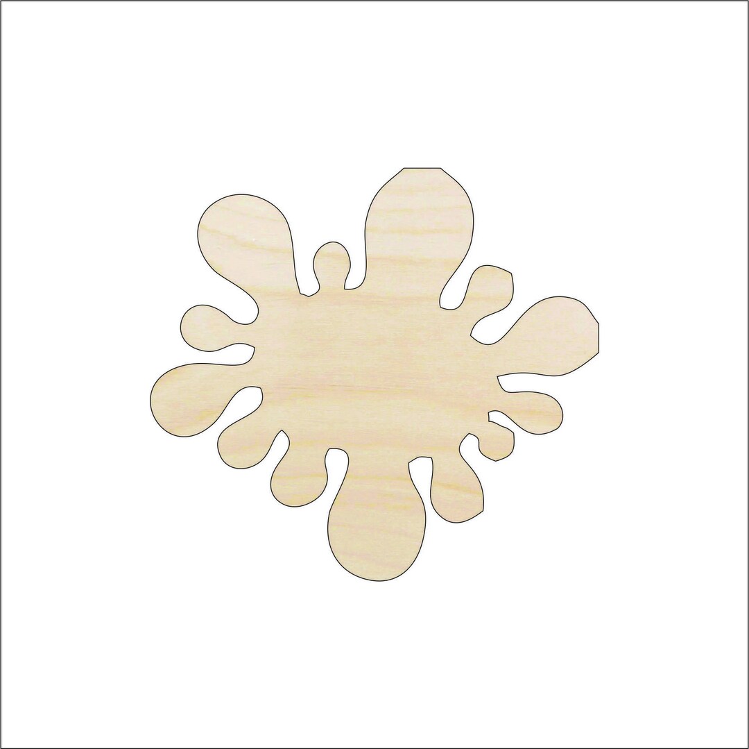 Word Splat - Wood Craft Shape Laser Cut Out & Unfinished DIY Craft ...