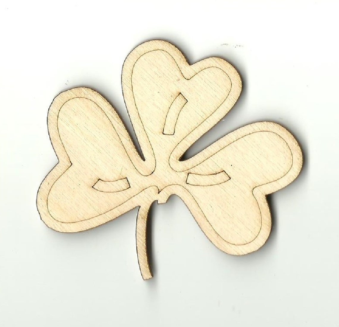 Clover Laser Cut Out Unfinished Wood Shape Craft Supply LEF4 - Etsy