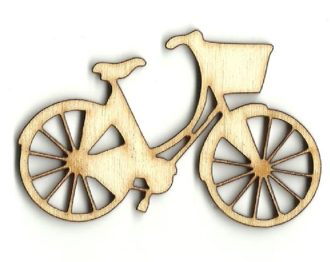 Bicycle Laser Cut Out Unfinished Wood Shape Craft Supply - Etsy