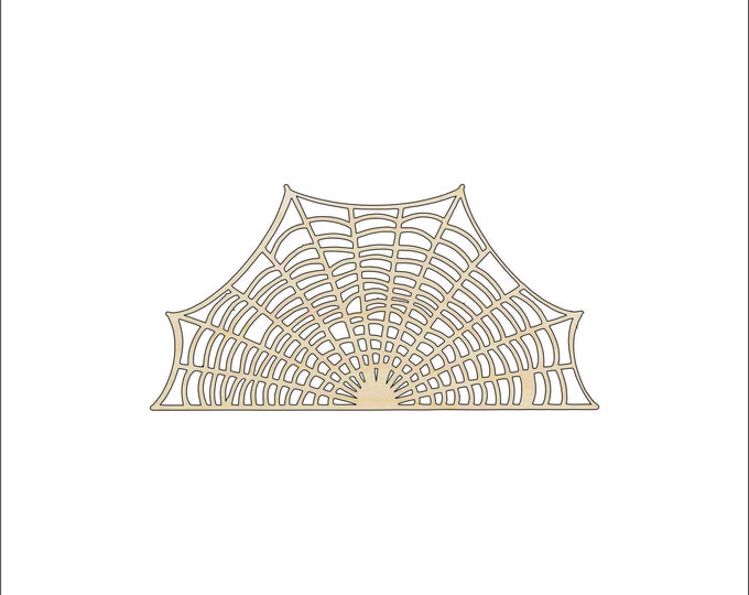 Spider Web Laser Cut Out Unfinished Wood Shape Craft Supply FAL8 - Etsy