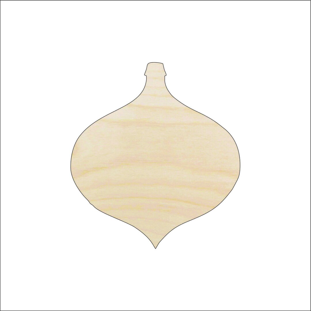 Bauble - Laser Cut Out Unfinished Wood Shape Craft Supply XMS75 - Etsy