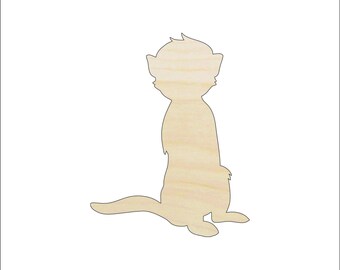 Meerkat Laser Cut Out Wood Shape Craft Supply Woodcraft Cutout - Etsy
