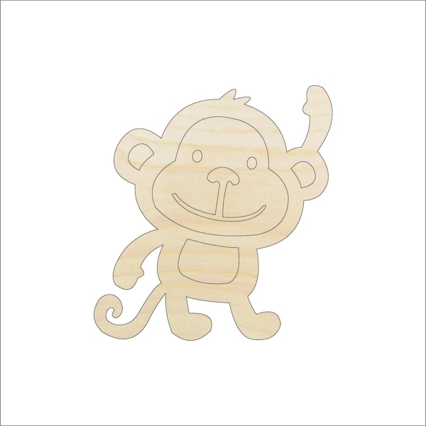 Monkey Cut Out - Etsy