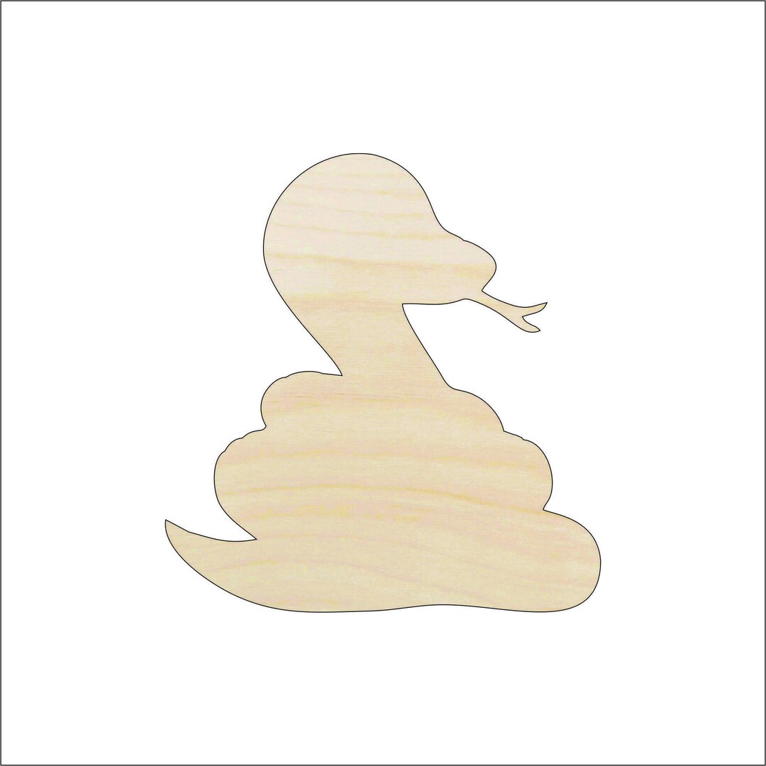 Snake Laser Cut Out Unfinished Wood Shape Craft Supply REP21 - Etsy