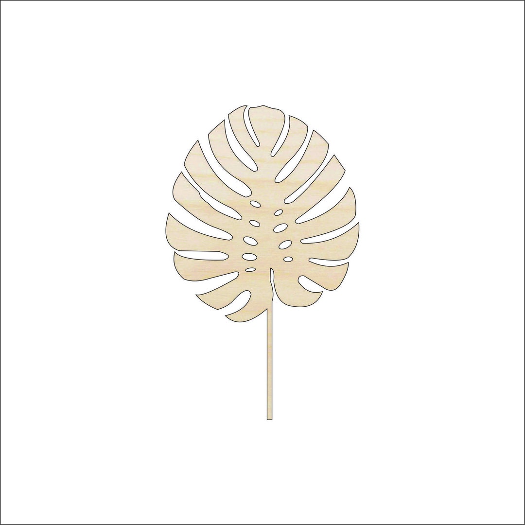 Leaf Laser Cut Out Unfinished Wood Shape Craft Supply LEF36 - Etsy