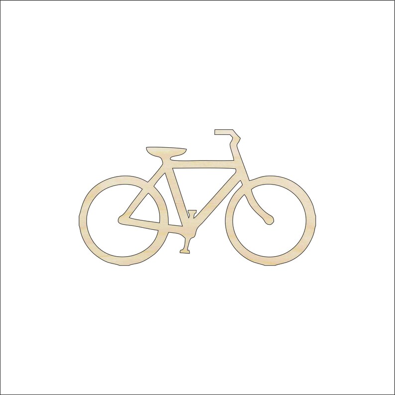 Bicycle Laser Cut Out Unfinished Wood Shape Craft Supply BIK9 - Etsy