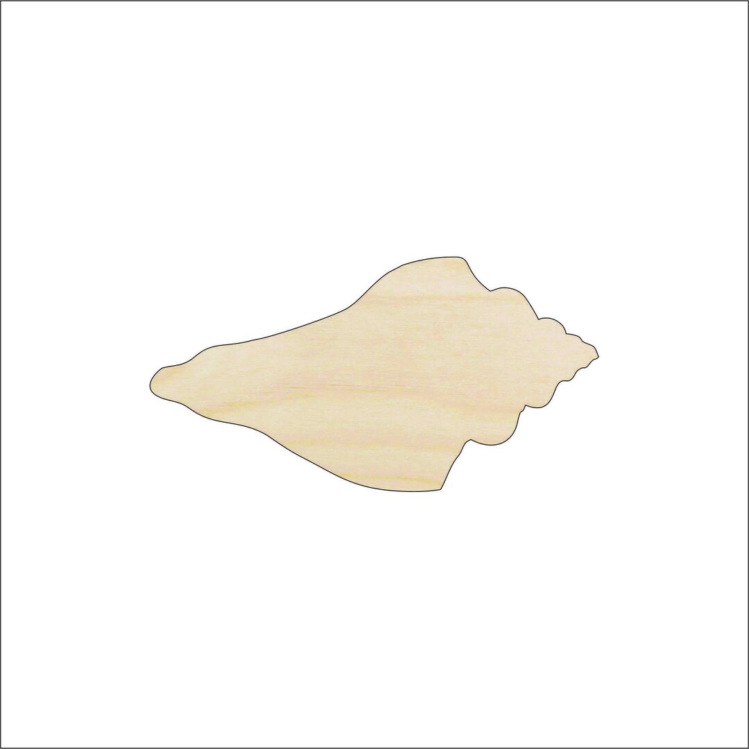 Shell Laser Cut Out Unfinished Wood Shape Craft Supply SEA94 - Etsy