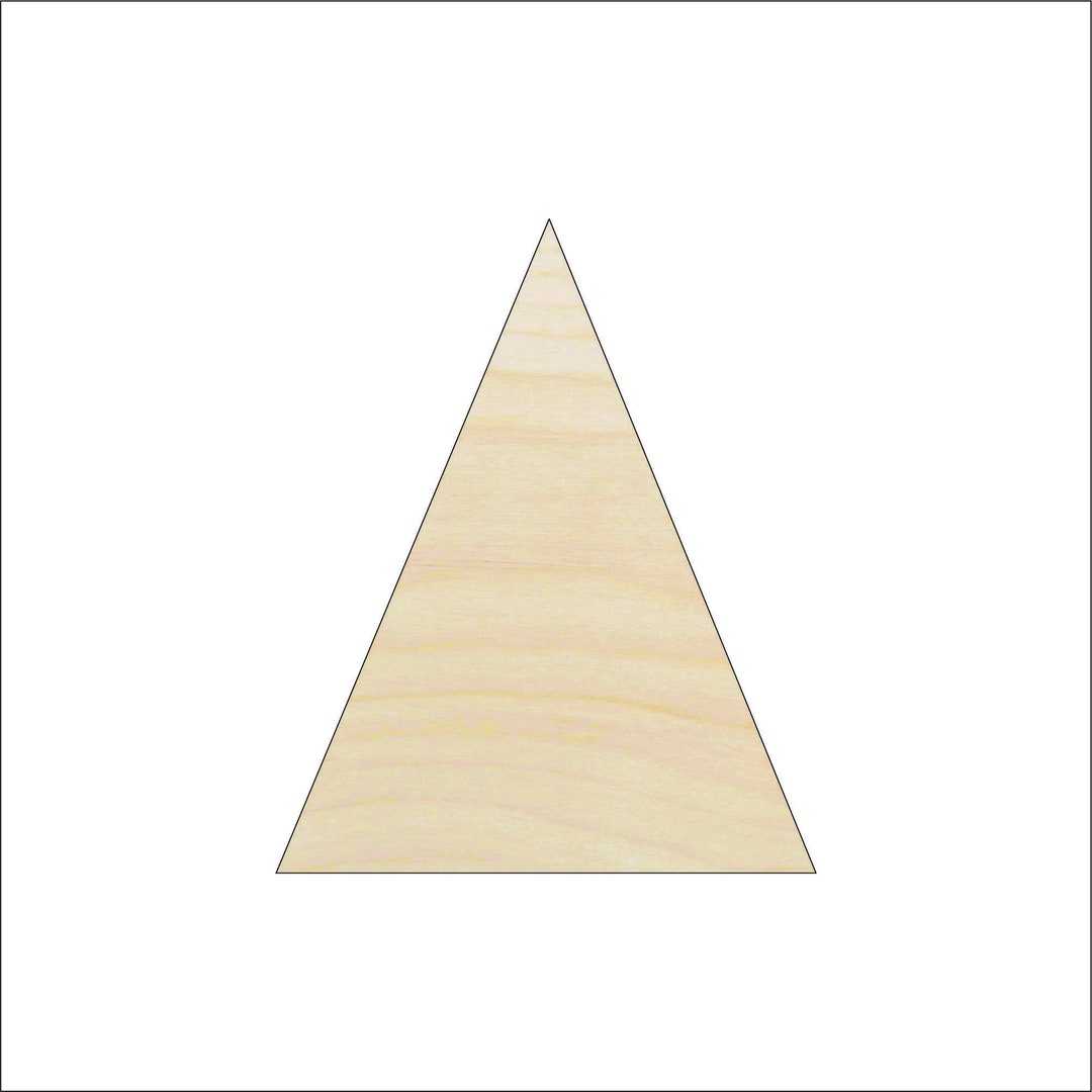 Triangle - Laser Cut Out Unfinished Wood Shape Craft Supply BSC12 - Etsy