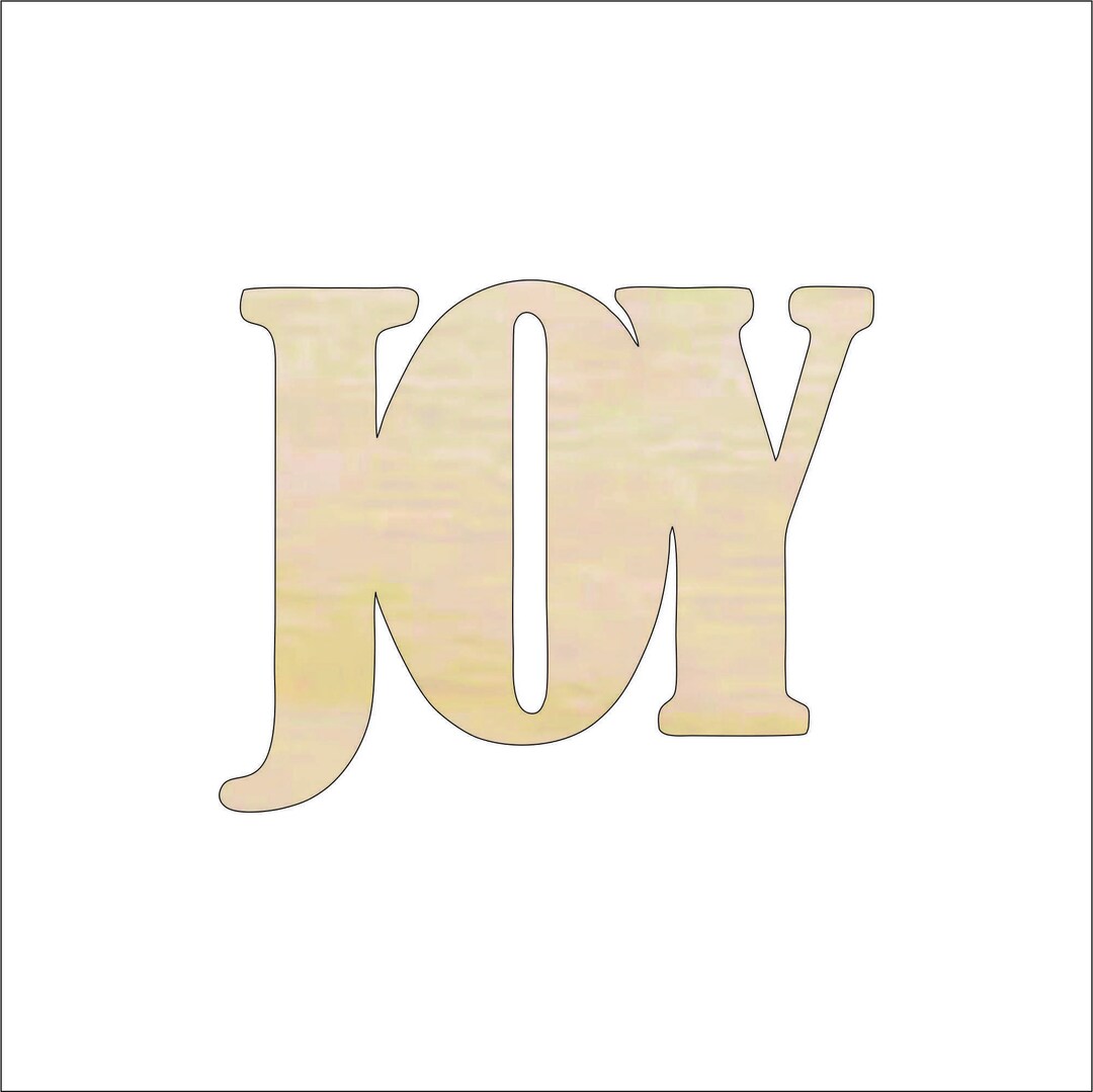 Word Joy Unfinished Laser Cut Out Wood Shape Craft Supply WRD67 - Etsy