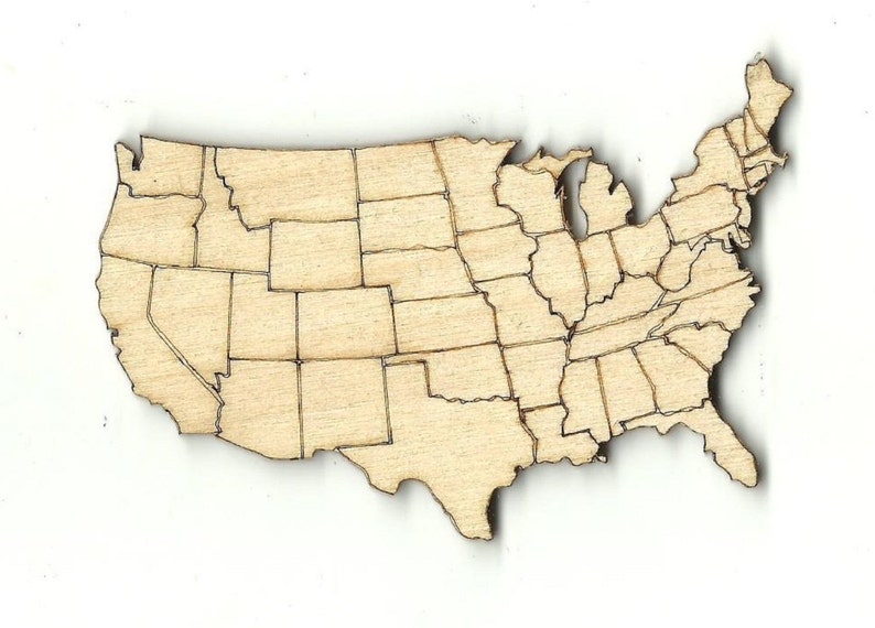 Cut And Paste United States Map - United States Map