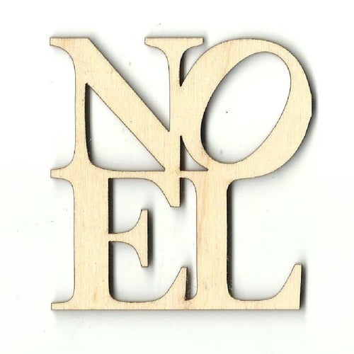 Noel Laser Cut Out Unfinished Wood Shape Craft Supply XMS94 - Etsy