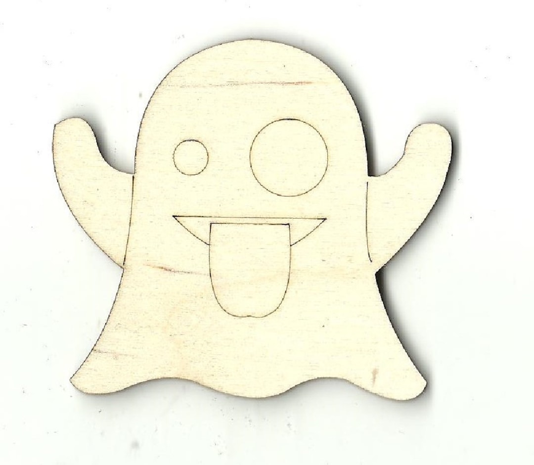 Ghost Laser Cut Out Unfinished Wood Shape Craft Supply FAL30 - Etsy