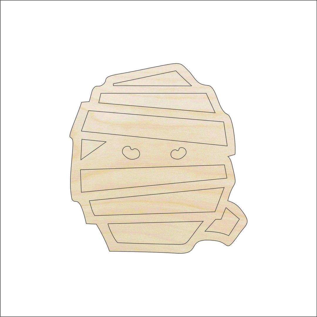 Mummy - Wood Craft Shape Laser Cut Out & Unfinished DIY Craft Supply ...