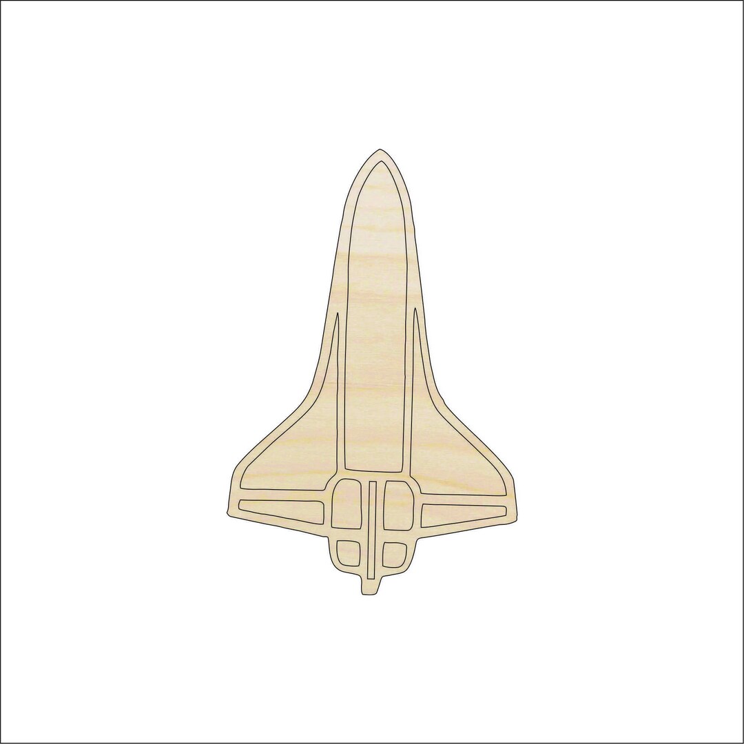 Space Shuttle Laser Cut Out Unfinished Wood Shape Craft Supply SPC49 - Etsy