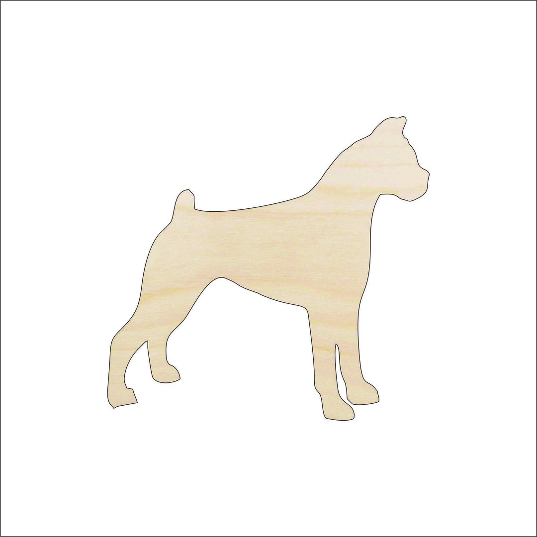Dog Laser Cut Out Unfinished Wood Shape Craft Supply DOG9 - Etsy