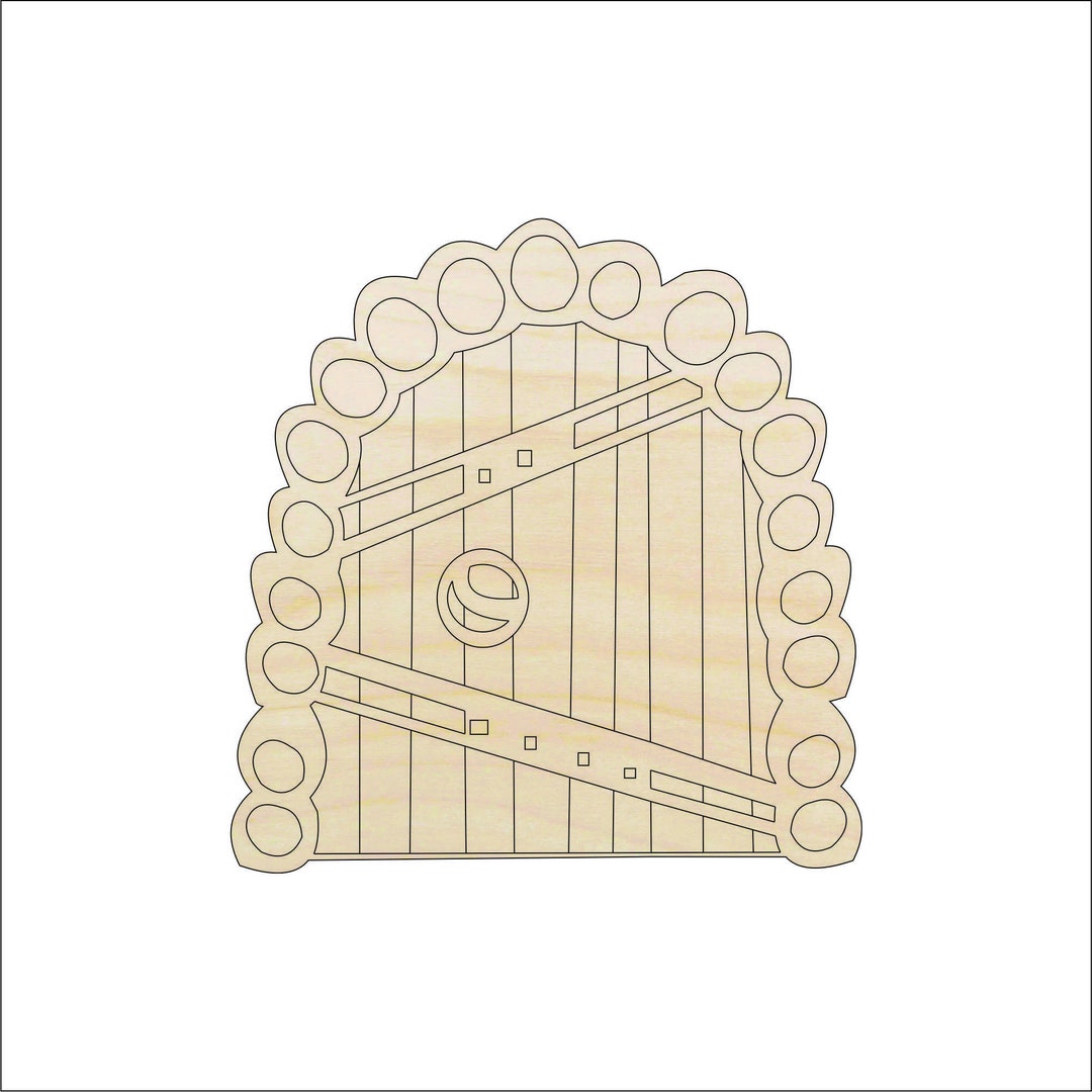 Building Door Laser Cut Out Unfinished Wood Shape Craft Supply BLD77 - Etsy