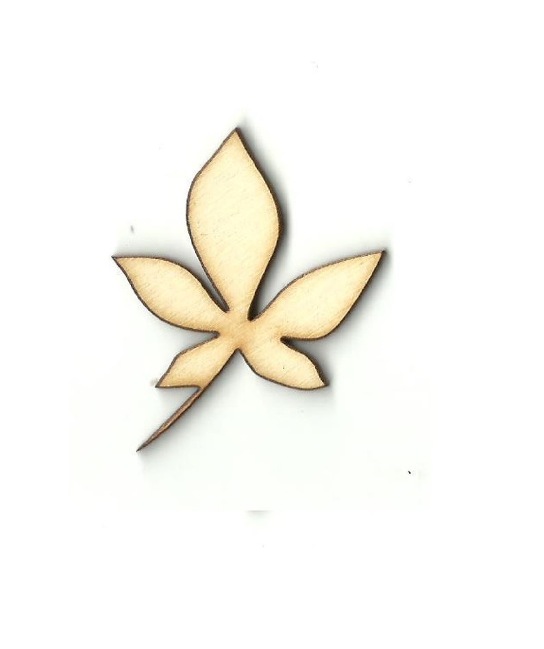 Leaf Laser Cut Out Unfinished Wood Shape Craft Supply LEF27 - Etsy