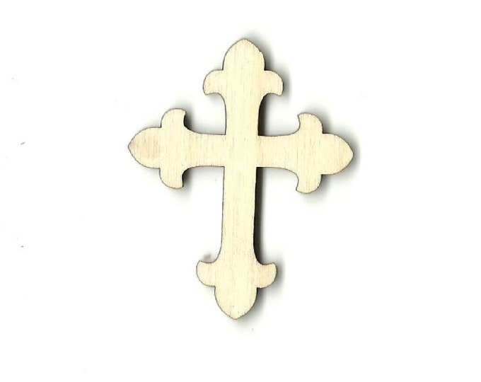 Cross Laser Cut Out Unfinished Wood Shape Craft Supply REL8 - Etsy