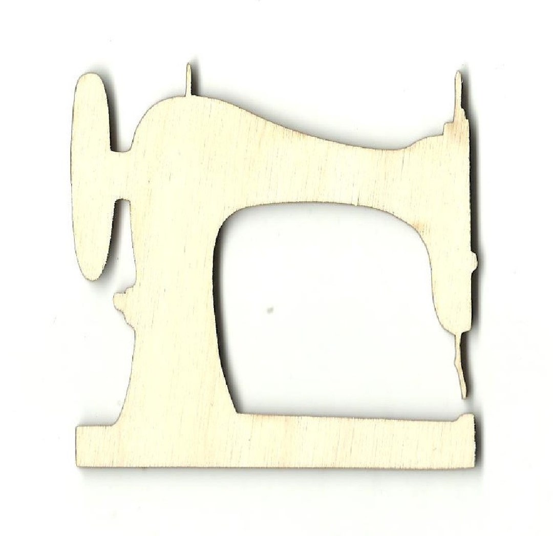 Sewing Machine Laser Cut Out Unfinished Wood Shape Craft - Etsy