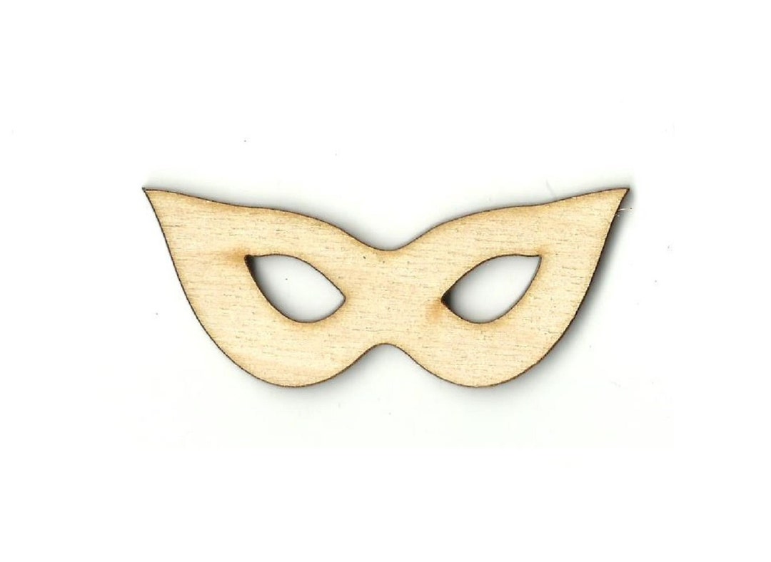 Masquerade Mask Laser Cut Out Unfinished Wood Shape Craft - Etsy