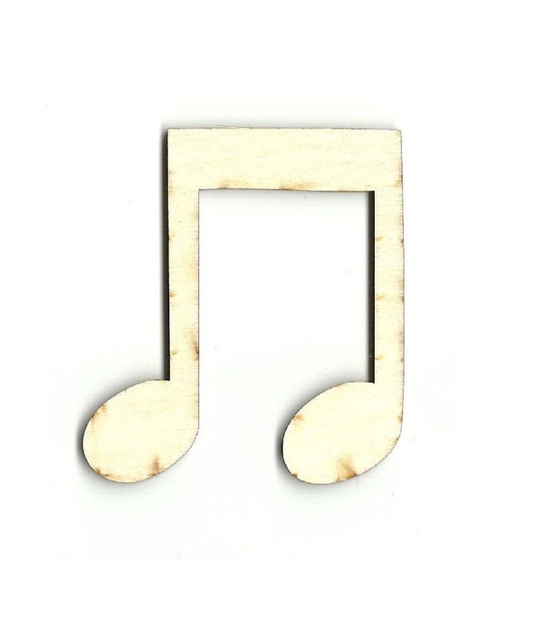 Music Note Laser Cut Out Unfinished Wood Shape Craft Supply - Etsy Canada