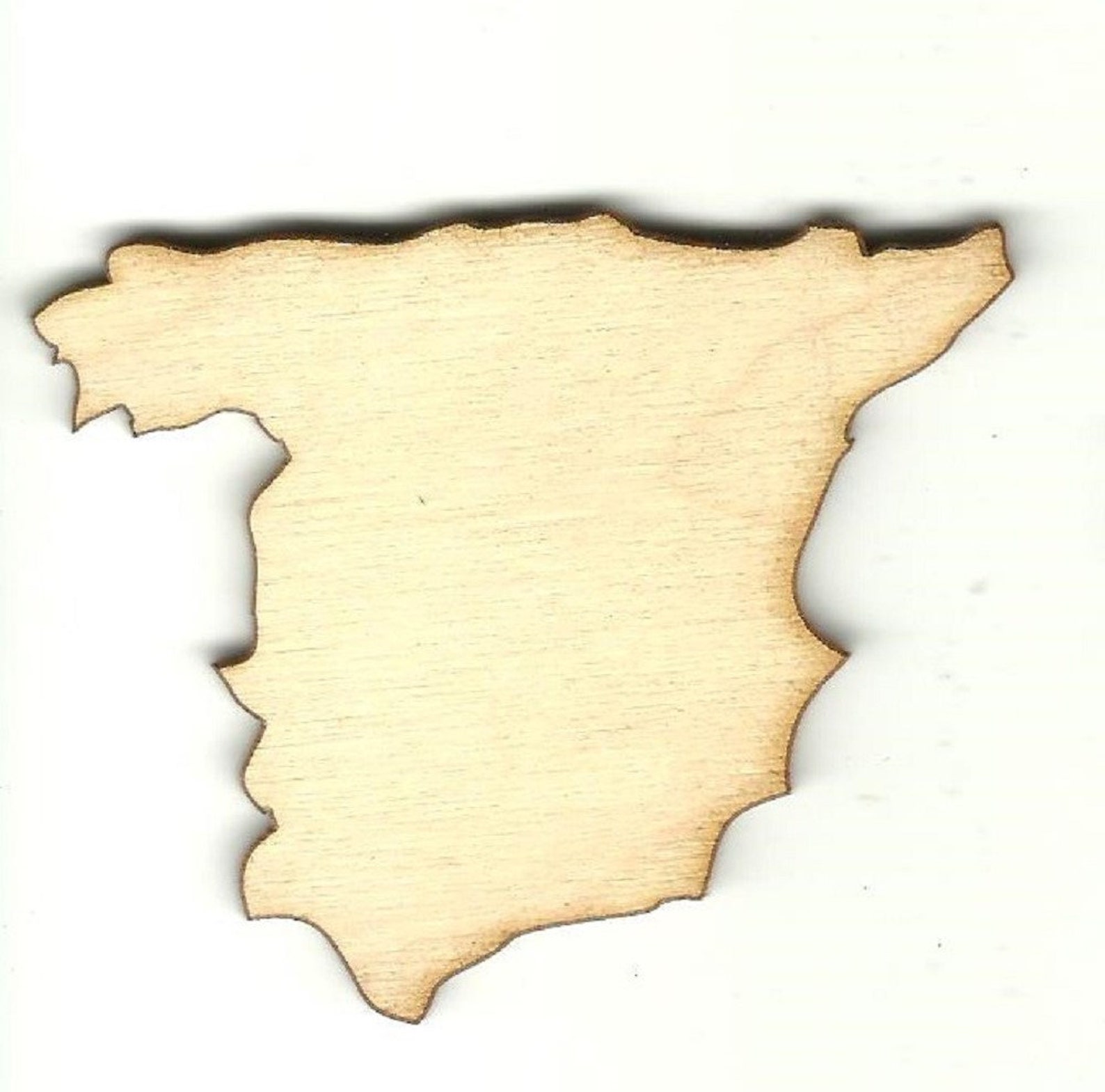 Spain Laser Cut Out Unfinished Wood Shape Craft Supply WLD70 - Etsy