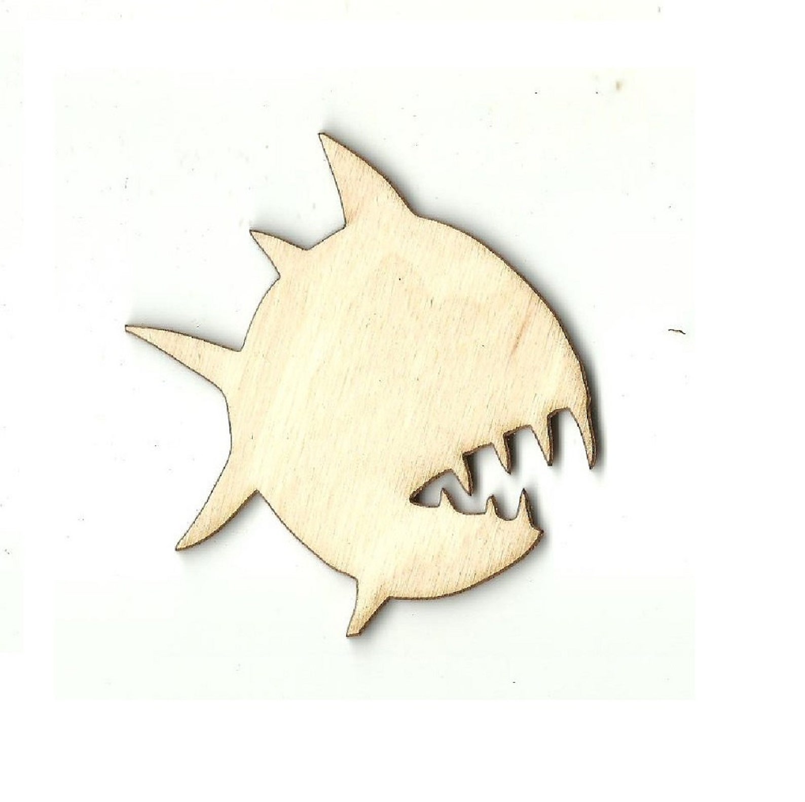 Fish Laser Cut Out Unfinished Wood Shape Craft Supply FSH43 | Etsy