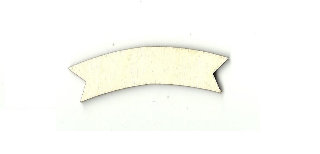 Banner Laser Cut Out Unfinished Wood Shape Craft Supply BNR5 - Etsy
