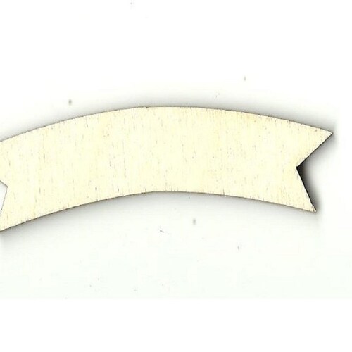 Banner Shape Laser Cut Unfinished Wood Cutout Shapes - Etsy