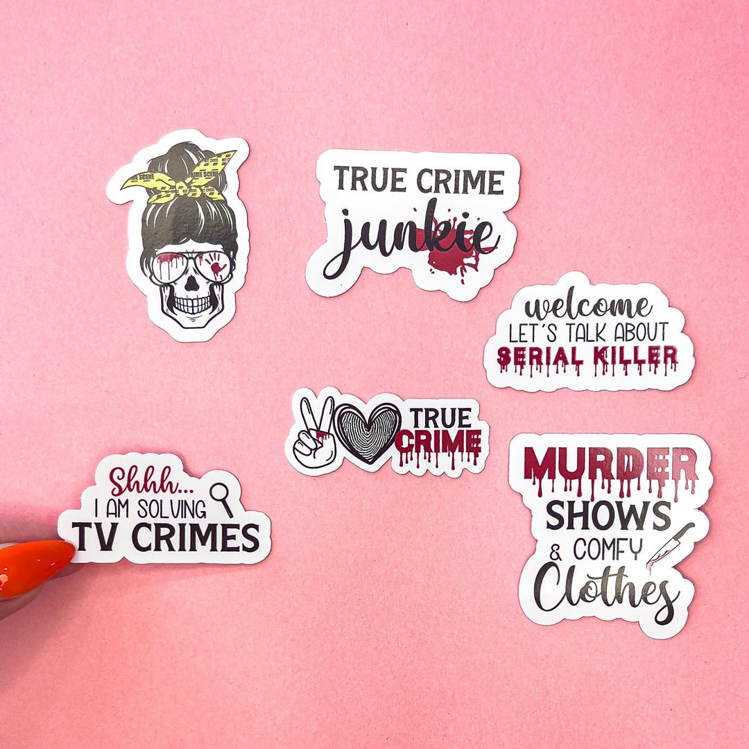 True Crime Shows Sticker Decal for Planners, Laptops, Tumblers, Cars ...
