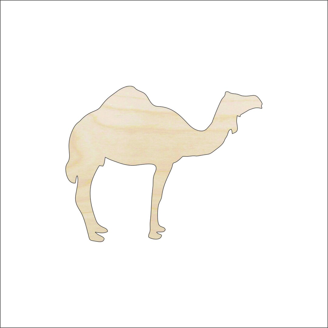Camel Laser Cut Out Unfinished Wood Shape Craft Supply CML4 - Etsy