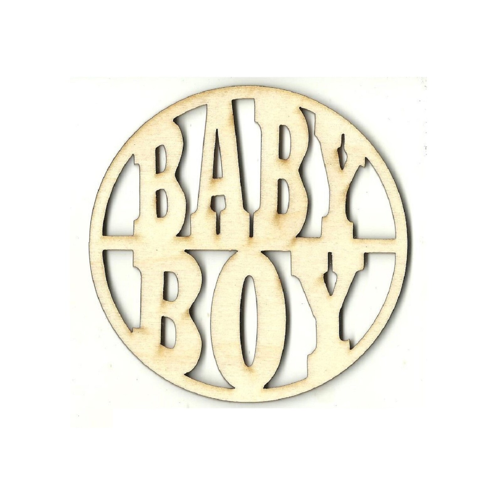 Baby Boy Sign Laser Cut Out Unfinished Wood Shape Craft | Etsy