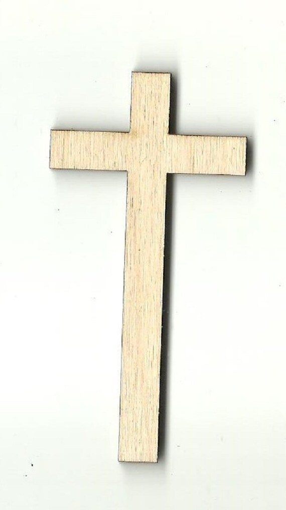 Cross Laser Cut Out Unfinished Wood Shape Craft Supply REL70 - Etsy