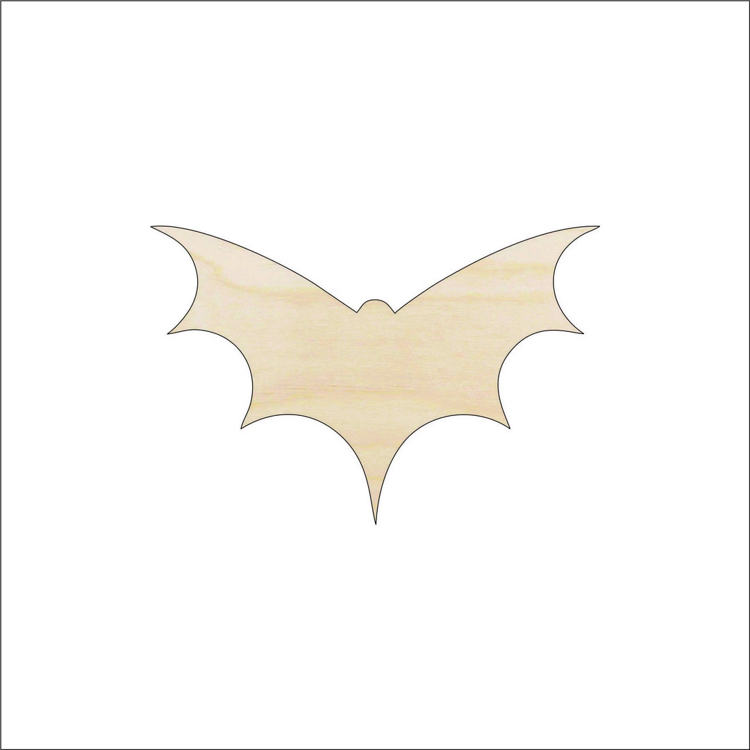 Bat - Laser Cut Out Unfinished Wood Shape Craft Supply BAT15 - Etsy
