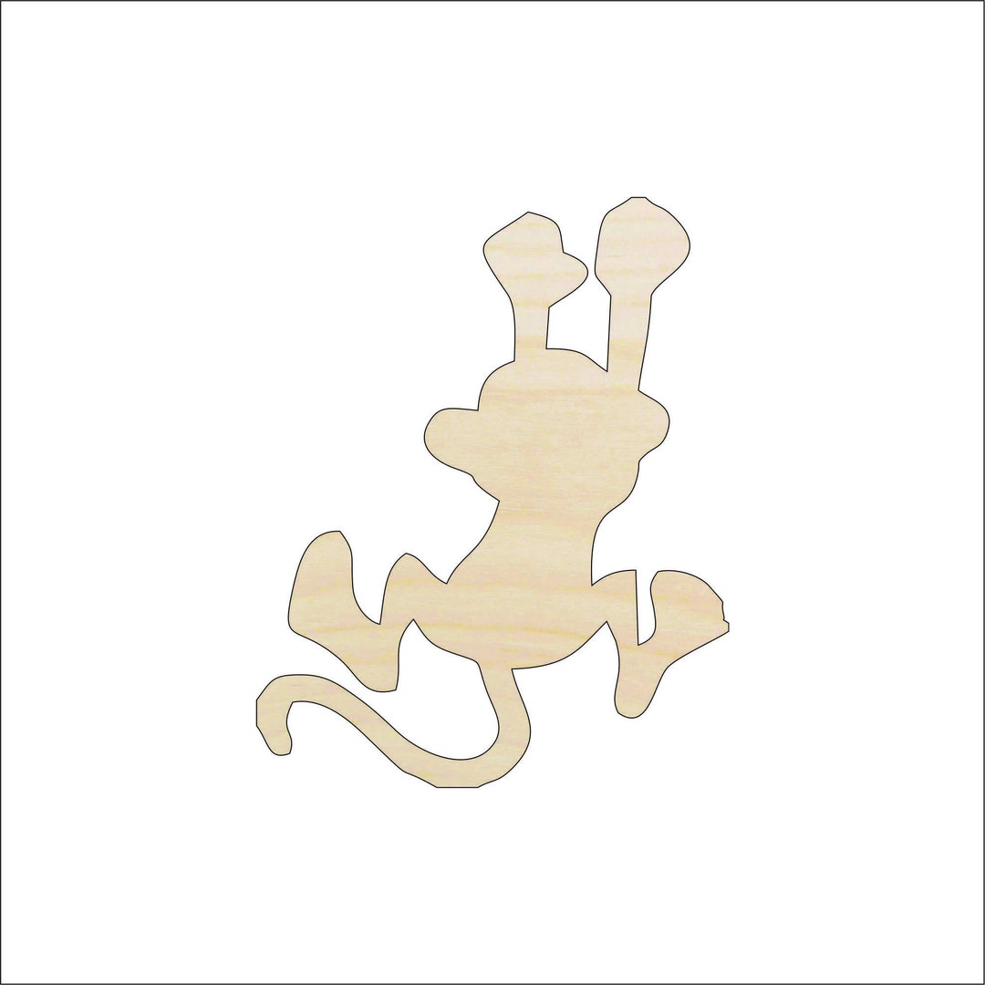 Ape Monkey - Wood Craft Shape Laser Cut Out & Unfinished DIY Craft ...
