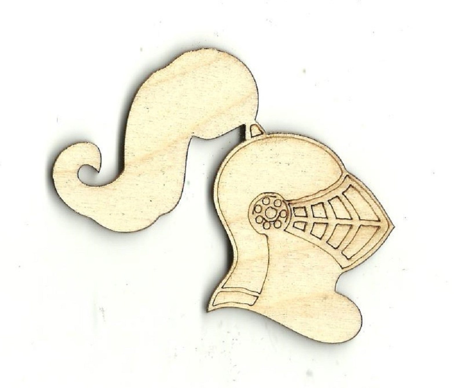 Knight Helmet Laser Cut Out Unfinished Wood Shape Craft | Etsy