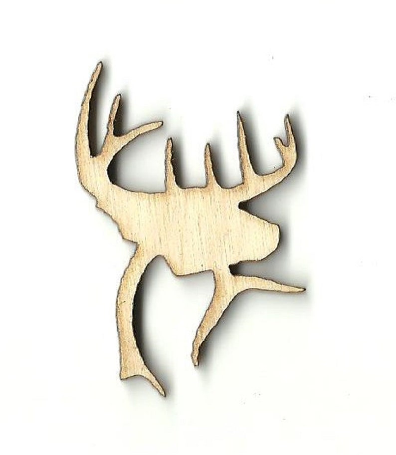 Buck Deer Laser Cut Out Unfinished Wood Shape Craft Supply - Etsy