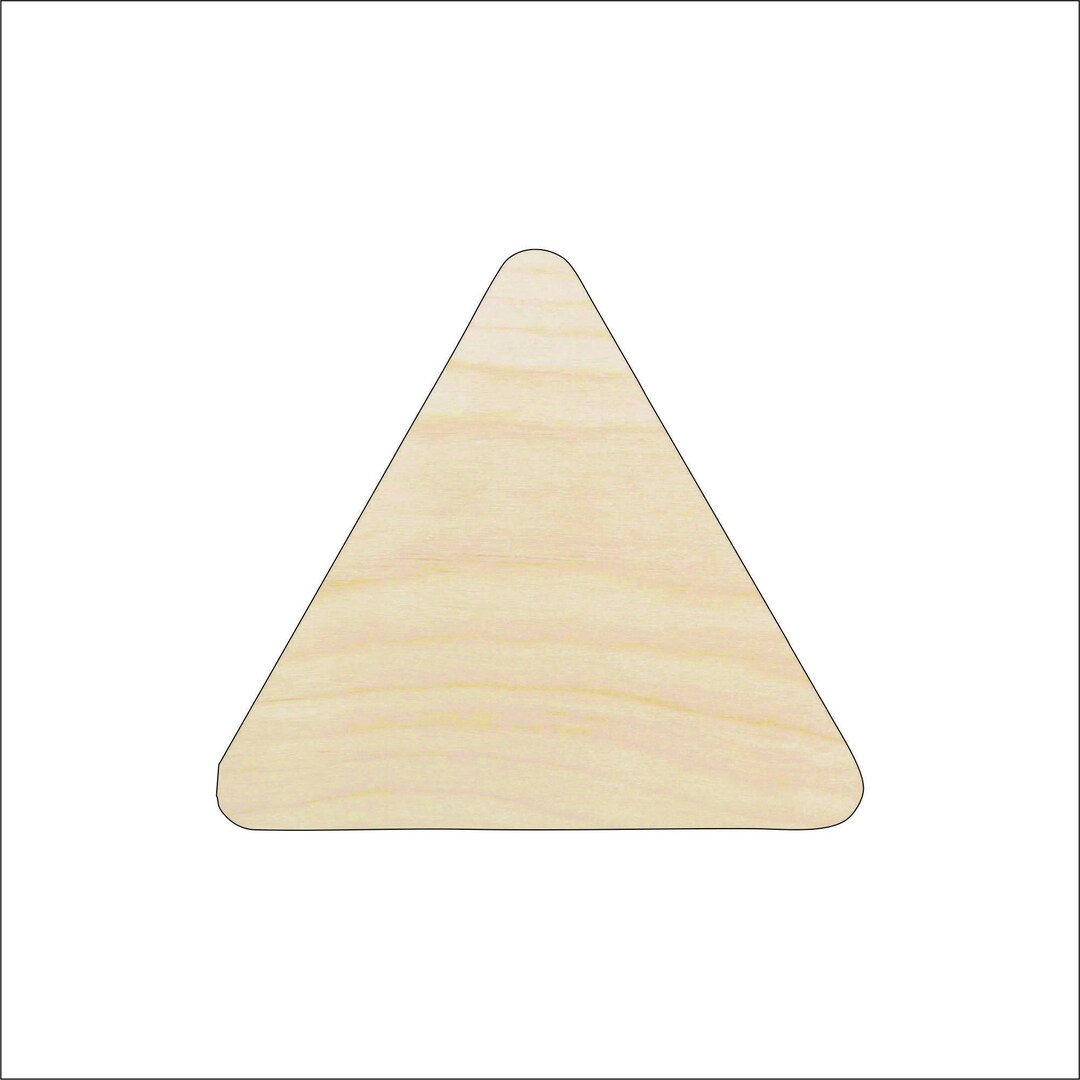 Triangle - Laser Cut Out Unfinished Wood Shape Craft Supply BSC6 - Etsy