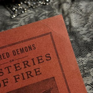 Very Rare Pitch Book Describing Fire Illusion Magic Tricks... Circa ...