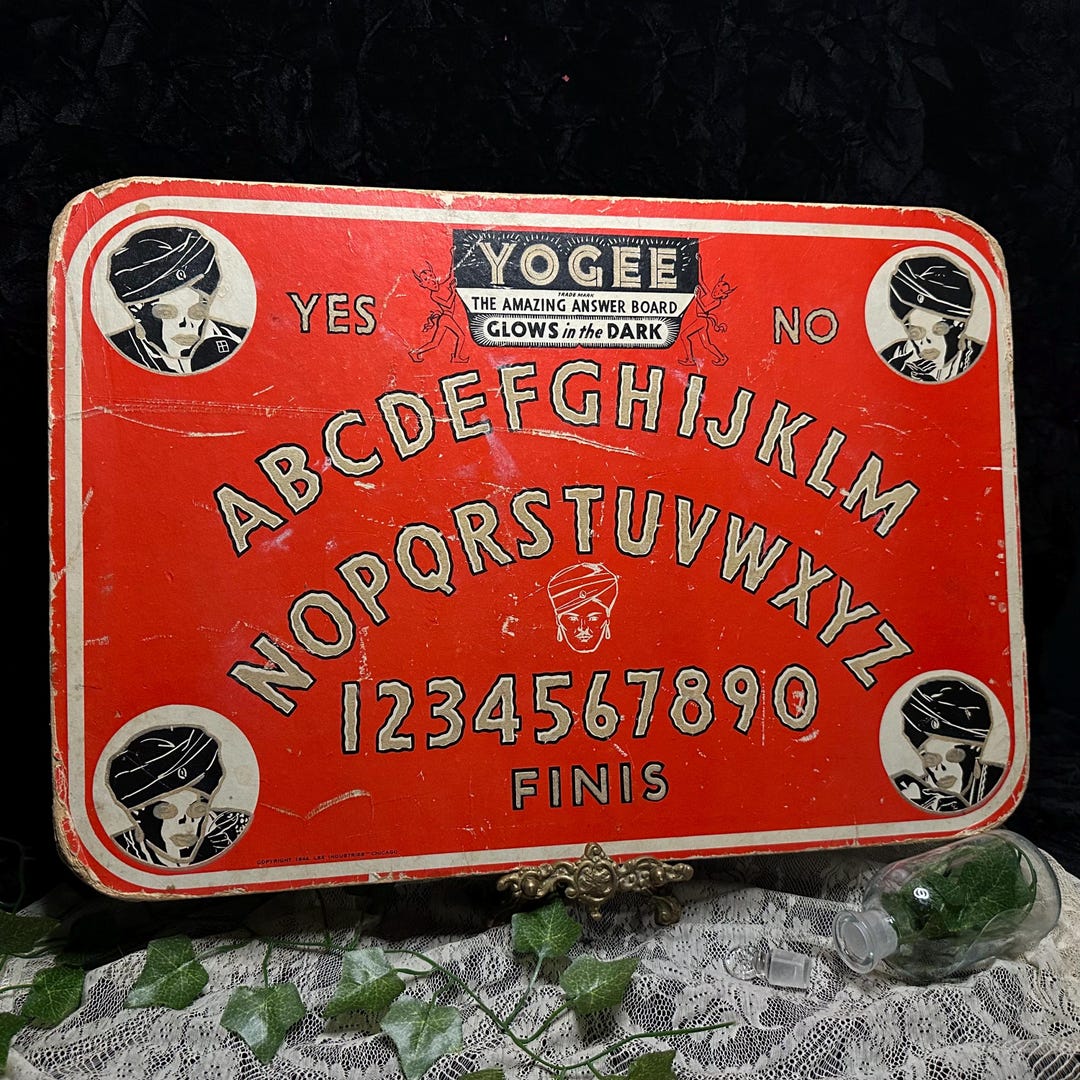 Rare Vintage Glow-in-the-dark Yogee "amazing Answer Board" Talking ...