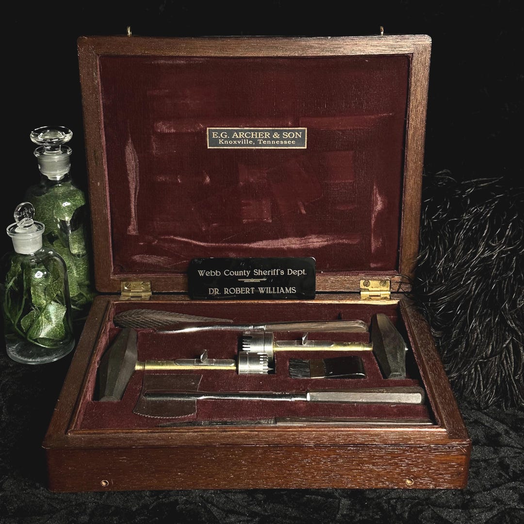 Vintage REPLICA E.G. Archer & Son Civil War Reproduction Trephination ...